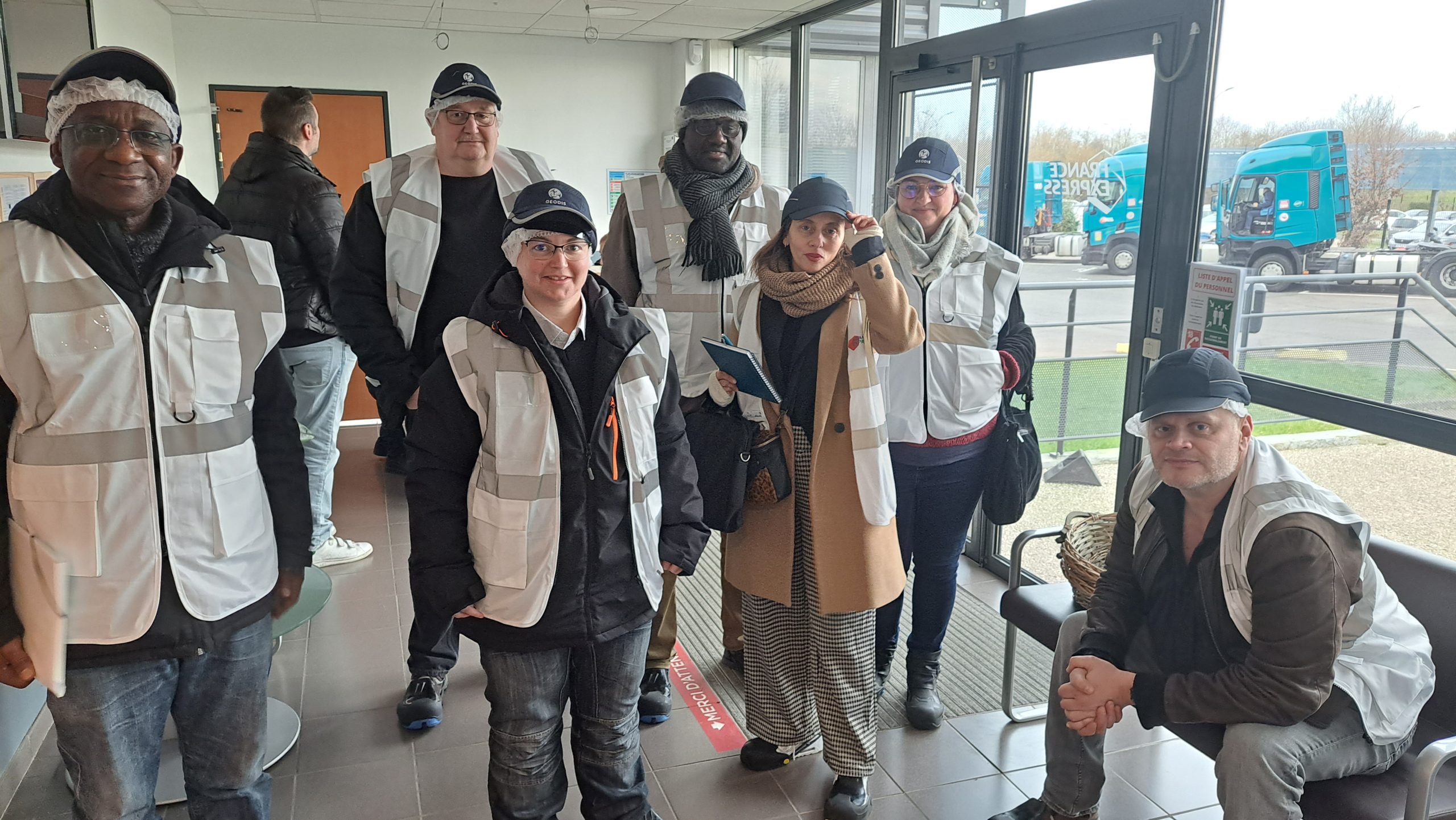 Visite de l'entreprise France Express Lesquin - Formation EPNAK